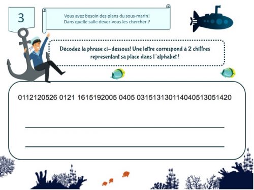 Alphabet codé pour enfant - Cryptographie - Un Anniversaire en Or