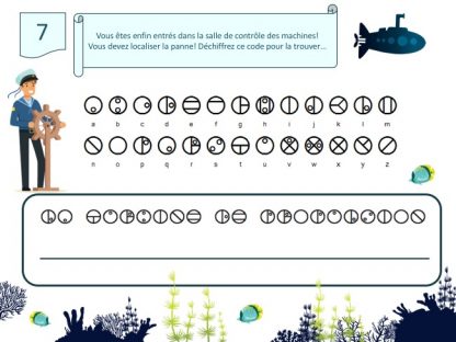 Alphabet codé pour enfant - Cryptographie - Un Anniversaire en Or