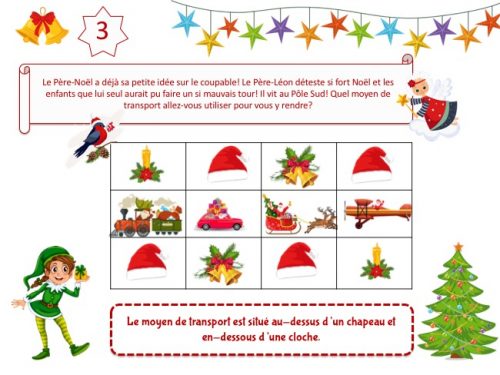 Chasse au trésor de Noël (4-5 ans) - Un Anniversaire en Or