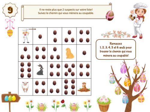 Jeu à imprimer Pâques - Enquête & animation - Un Anniversaire en Or