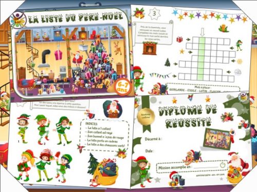 Jeu évasion Noël - Escape game enfant - Un Anniversaire en Or