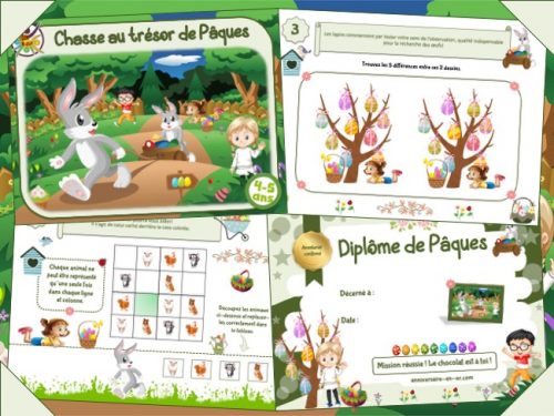 Chasse au trésor pour Pâques (4-5 ans) - Un Anniversaire en Or