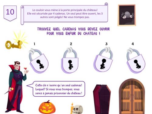Escape game Halloween - Le Château de Dracula - Un Anniversaire en Or