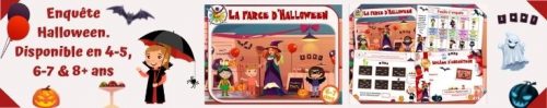 La farce d' Halloween - Jeu enquête enfant - Un Anniversaire en Or