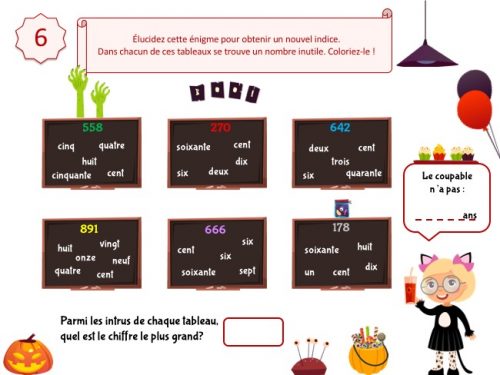 Jeu enquête Halloween (6-7 ans) - Kit clé en main - Un Anniversaire en Or
