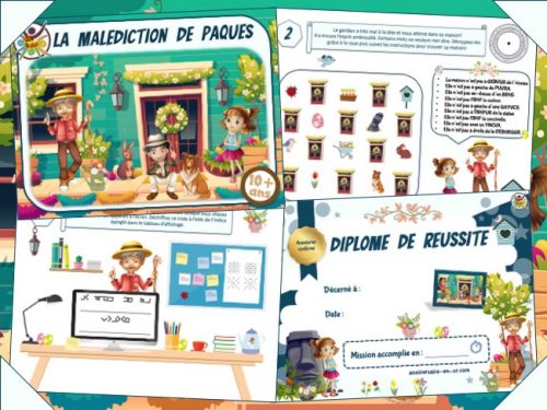 La malédiction de Pâques - Jeu d'escape game - Un Anniversaire en Or