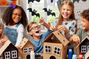 Bricolage Halloween Maison Hantée - Activité manuelle - Un Anniversaire ...