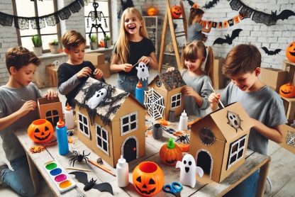 Bricolage Halloween Maison Hantée - Activité manuelle - Un Anniversaire ...